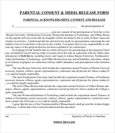 Media Release Form Template - 8+ Free Sample, Example, Format