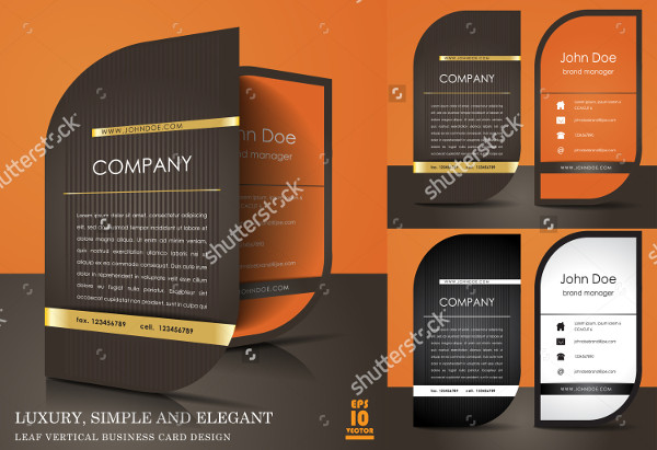 14+ Leaf Shaped Business Card Designs - PSD, Vector EPS | Free ...