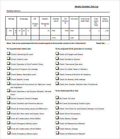 Running Log Template - 9+ Free Word, Excel, PDF Documents Download