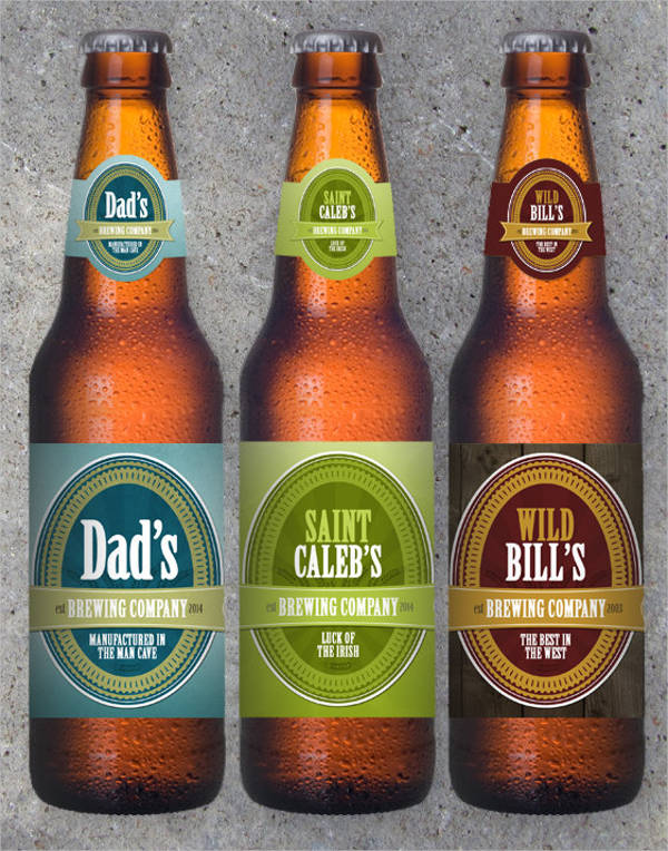 Beer Label Template