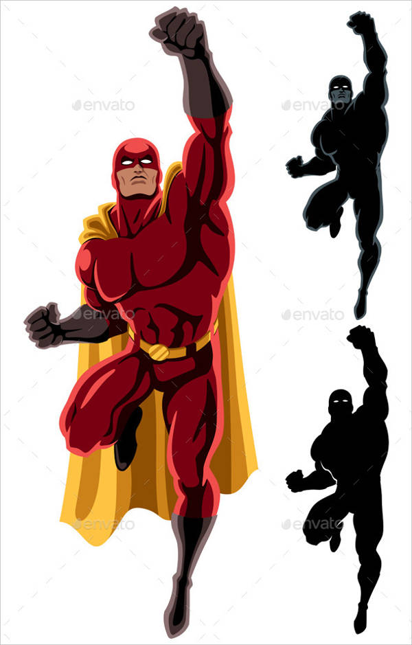 9+ Superhero Silhouettes | Free & Premium Templates