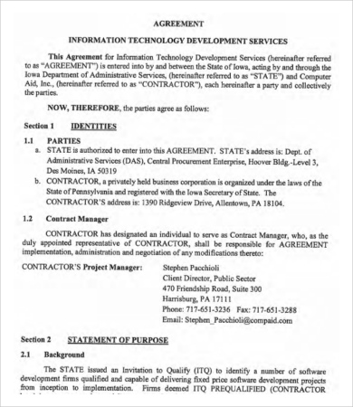 Development Agreement Template - 20+ Free Word, Excel, PDF Format Download