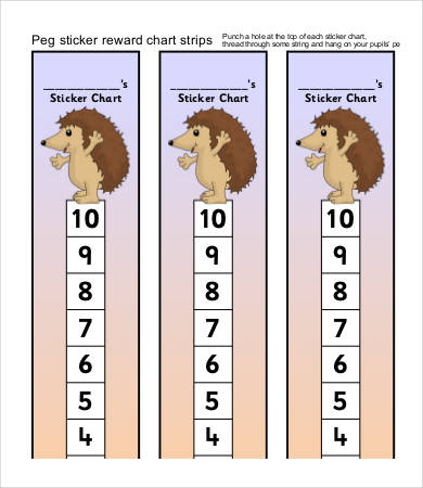 Sticker Chart Template - 11 Free PDF Documents Download