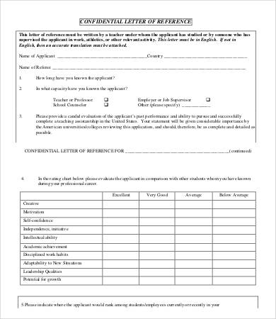 Letter of Reference - 13+ Free Sample, Example, Format