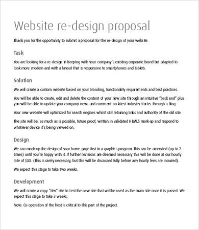 10+ Website Design Proposal Templates