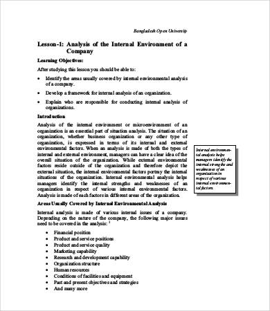 12+ Situation Analysis Templates - Word, PDF