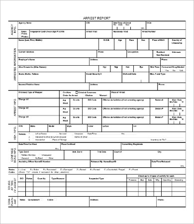 Police Report Template - 12+ Free Word, PDF Documents Download