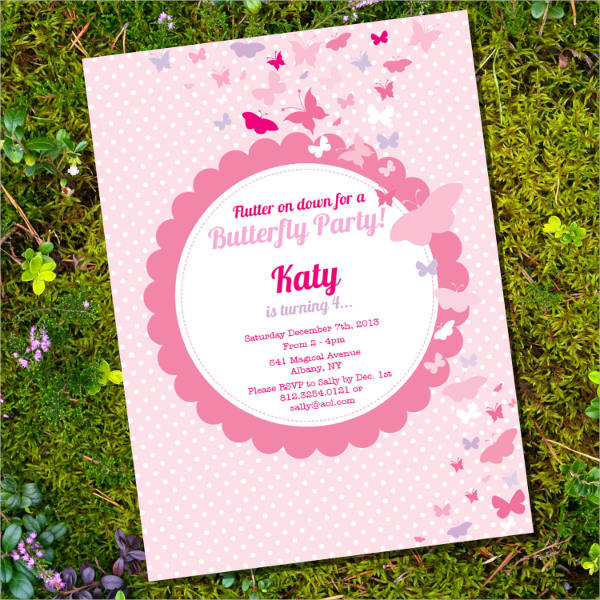 Butterfly Invitation Templates - 10+ Free PSD, Vector AI, EPS Format ...