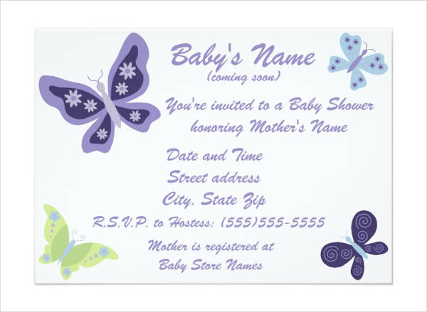 Butterfly Invitation Templates - 10+ Free PSD, Vector AI, EPS Format ...