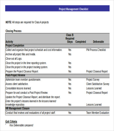Excel Checklist Template - 13+ Excel Documents Download