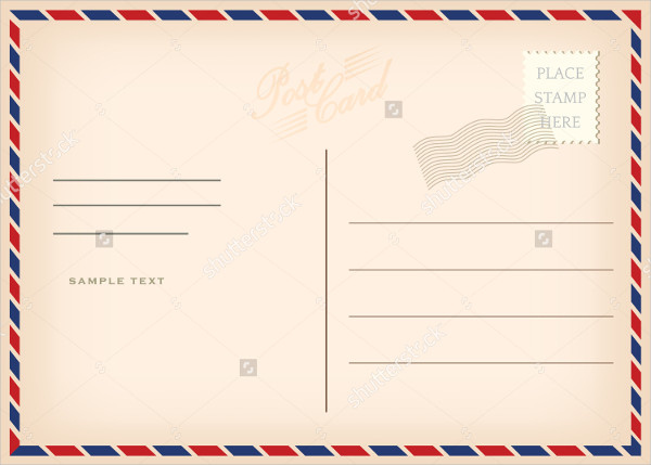 15 Printable Postcard Templates Free PSD AI Vector EPS Format 