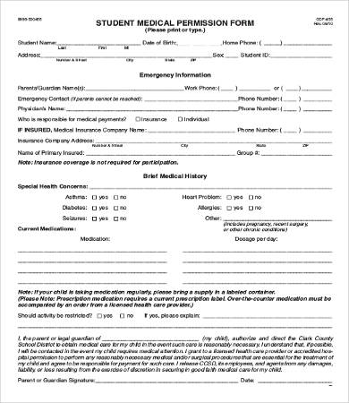 13+ Sample Free Medical Forms in Word | Google Docs | PDF