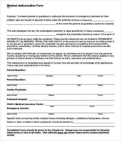 13+ Sample Free Medical Forms in Word | Google Docs | PDF