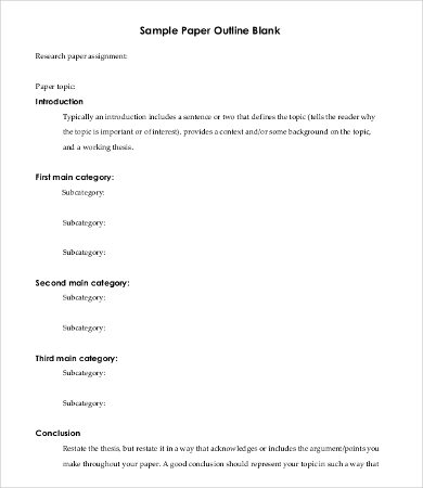 Blank Paper Templates -18+ Word, PDF Documents Download