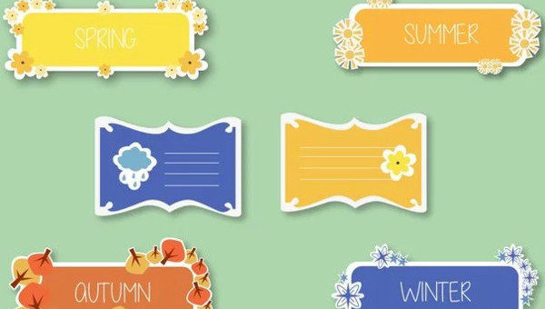 Template Sticker Label Cari