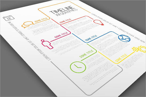 5+Vertical Timeline Templates