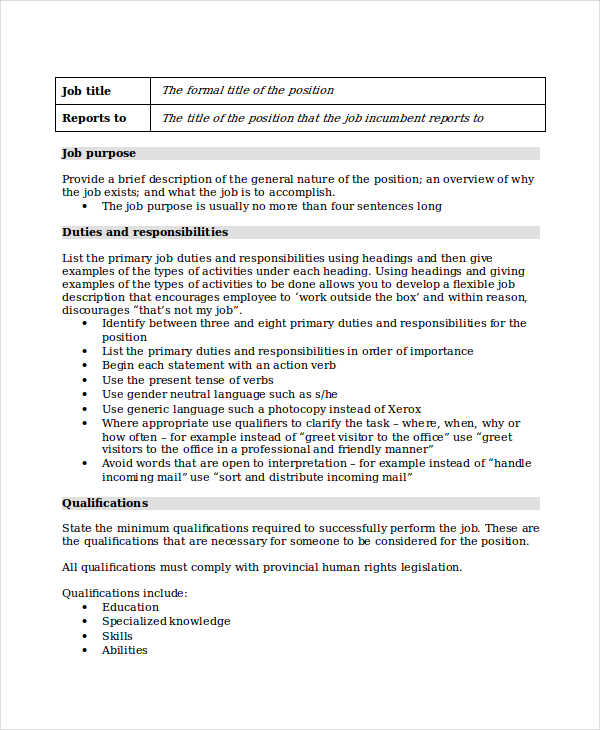 8 Word Document Templates Gambaran