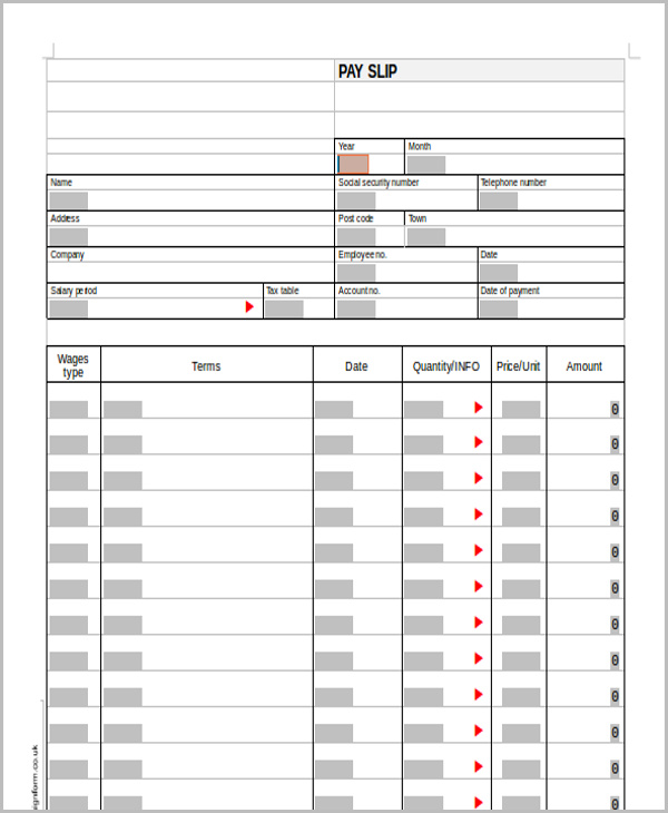27+ Pay Stub/ Paycheck Stub Templates