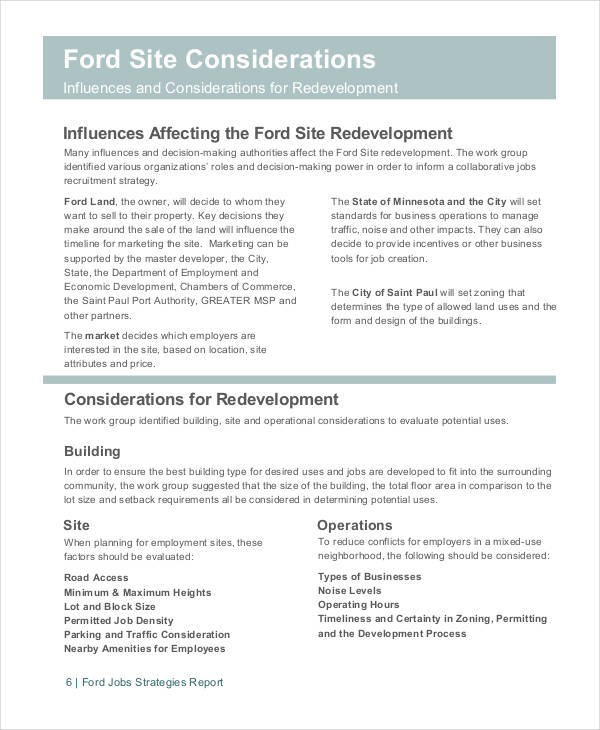 Strategy Report Template - 10+ Free PDF Documents Download