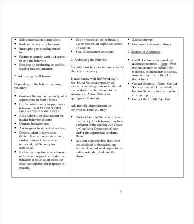 Free Behavior Charts - 32+ Free PDF, PSD Documents Download
