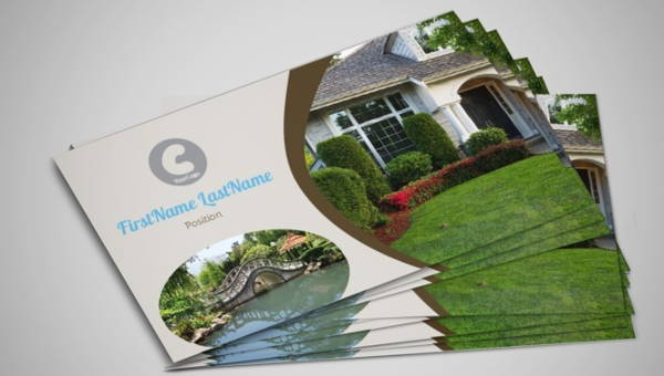 10 Best Landscaping Business Card Templates Pages AI PSD