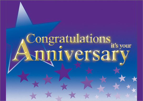 11+ Work Anniversary Cards - AI, PSD, Google docs, Apple pages