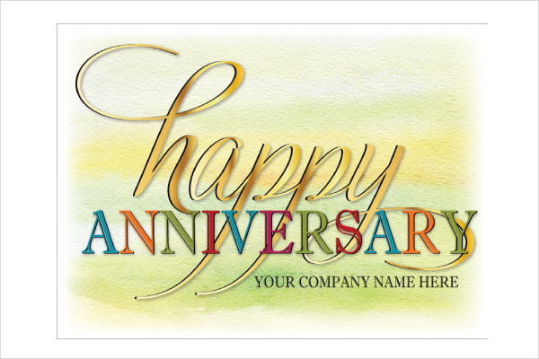 11 Work Anniversary Cards AI PSD Google Docs Apple Pages