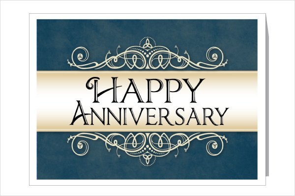 11 Work Anniversary Cards AI PSD Google Docs Apple Pages