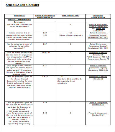 FREE 26+ Sample Audit Checklist Templates in PDF | MS Word | Pages ...
