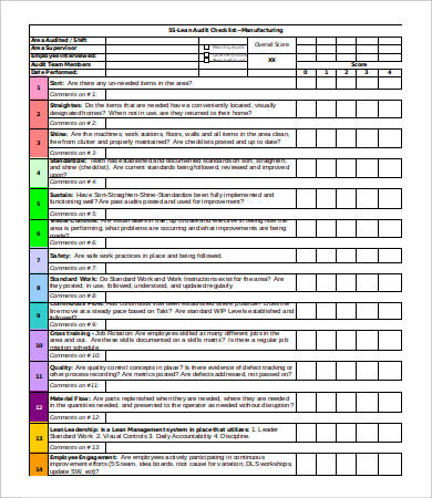 FREE 26+ Sample Audit Checklist Templates in PDF | MS Word | Pages ...