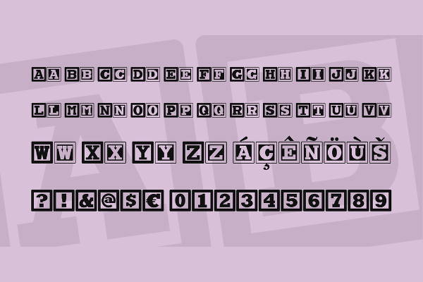 8+ Block Letters Fonts - TTF, OTF Format Download