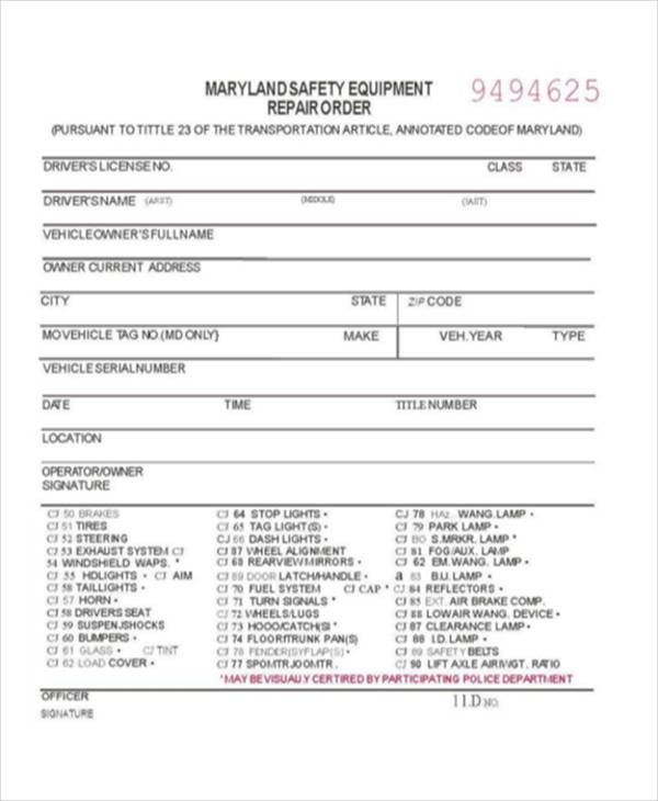 Warning Order Templates