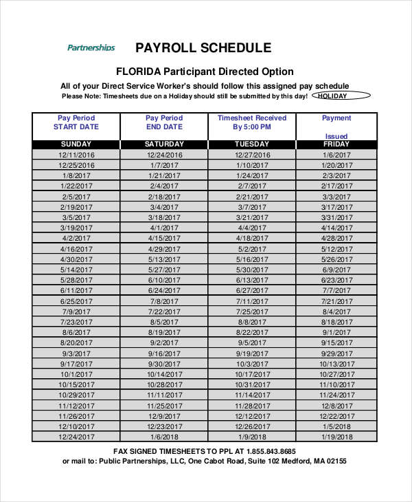 9 Payroll Schedule Templates Word Docs 9 Payroll Schedule Templates Word Docs