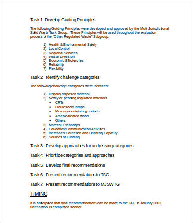 Work Agenda Templates- 7+ Free Word, PDF Documents Download