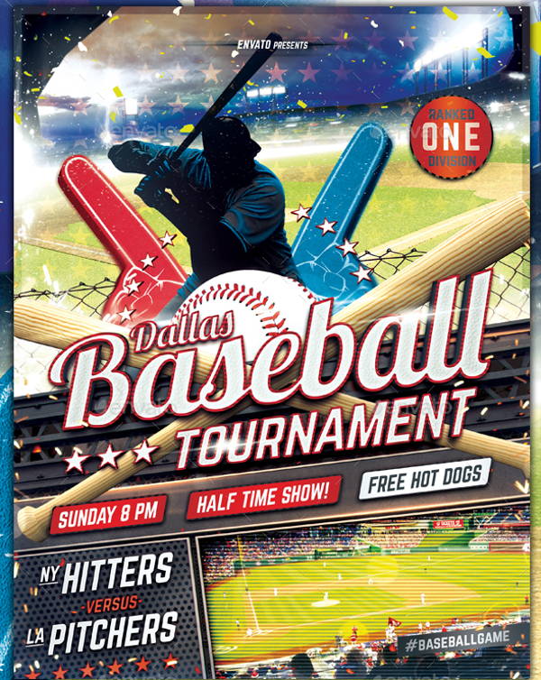Free Baseball Flyer Template Word