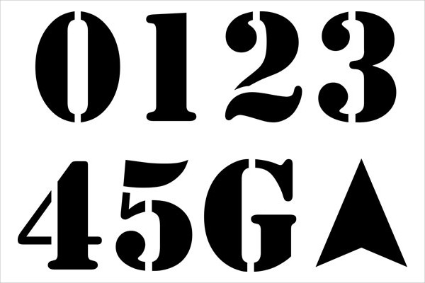 12+ Number Stencils - Sample, Example, Format Download