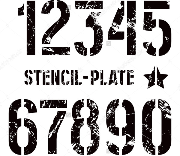 12+ Number Stencils - Sample, Example, Format Download