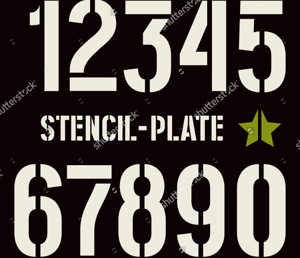 12+ Number Stencils - Sample, Example, Format Download