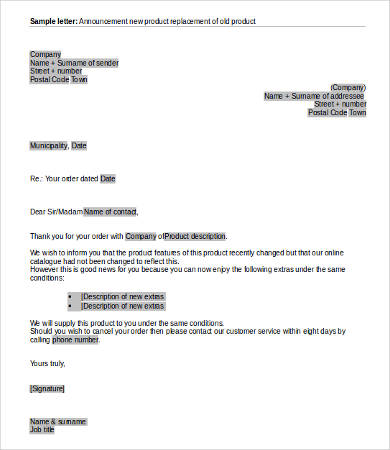 Announcement Letter - 14+ Free Word, PDF Documents Download