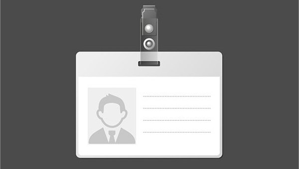 8 Id Badge Templates PSD Vector EPS