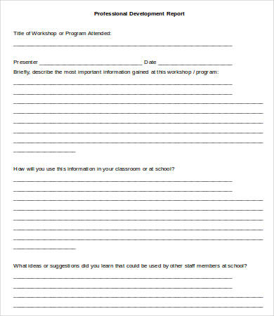 Professional Report Template Word - 32+ Free Sample, Example, Format