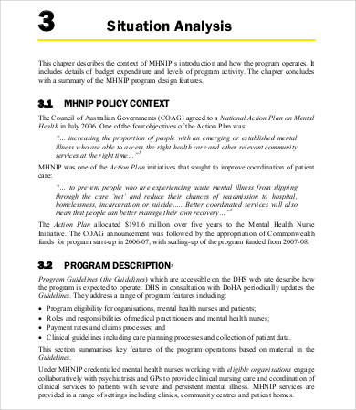 13+ Sample Situation Analysis Templates - PDF, Word