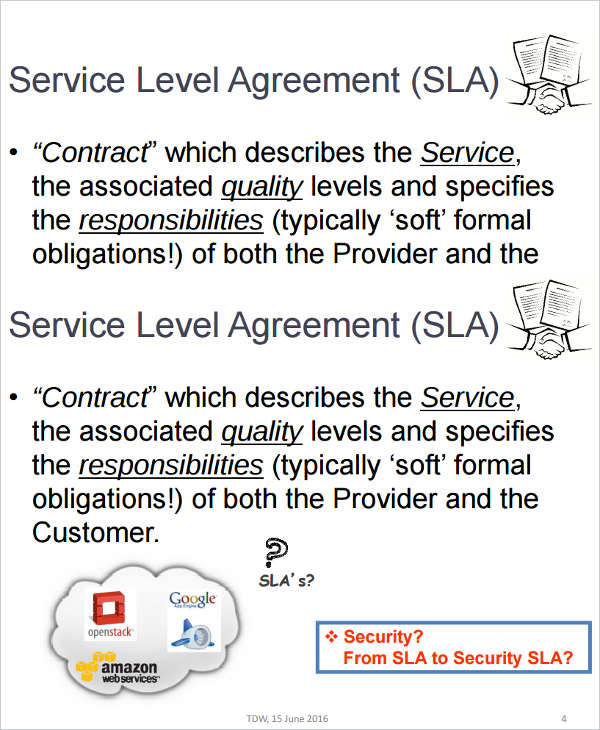 FREE 34+ Sample Service Level Agreement Templates in MS Word | PDF ...