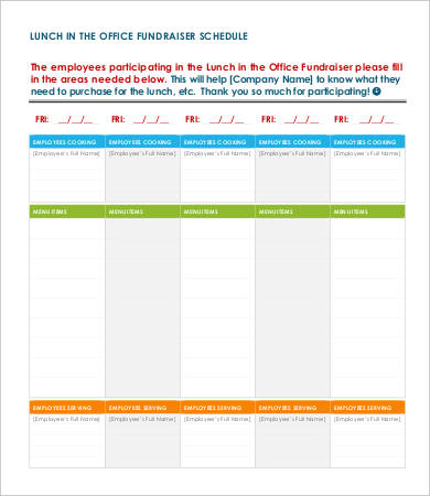 Office Schedule Template - 10+ Free Word, PDF Documents Download