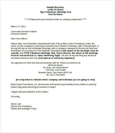 Business Letters - 8+ Free Word, PDF Documents Download