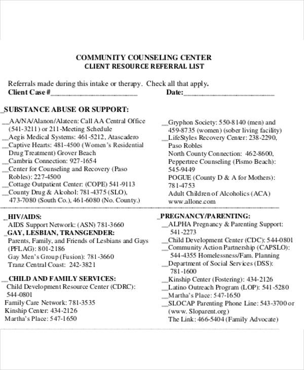 Client List Template - 9+ Free Word, PDF Format Download