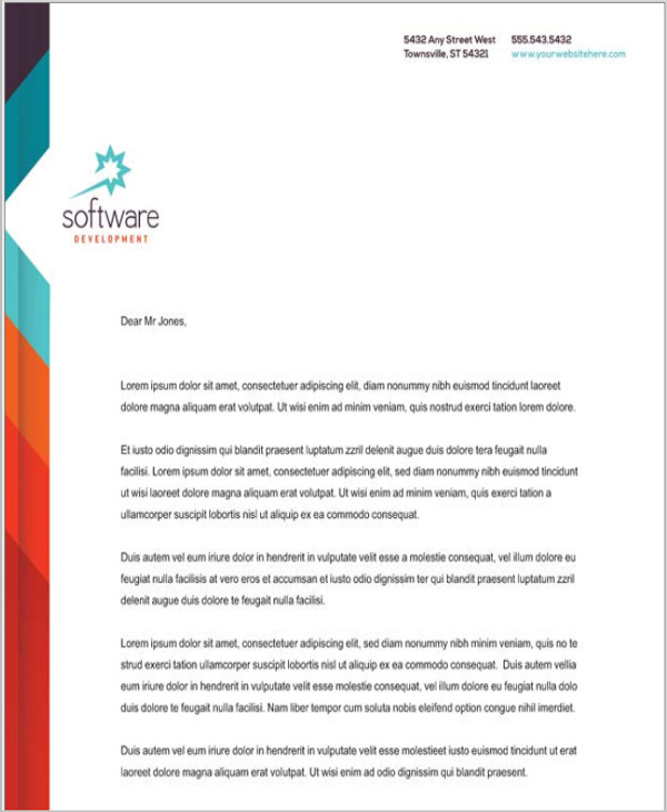 10 Company Letterhead Templates Word Free Premium Templates