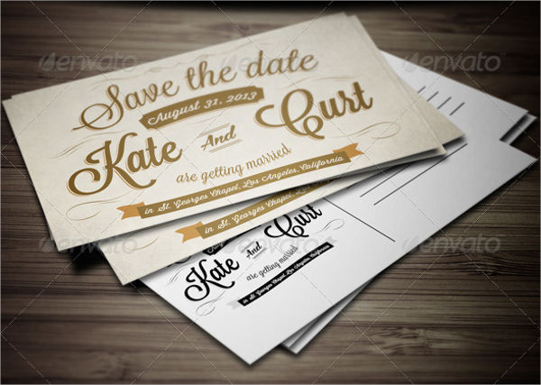 Postcard Wedding Invitations 7 Free PSD Vector AI EPS Format Download