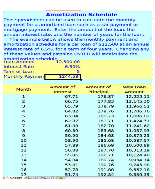 8 Car Loan Amortization Schedules Google Docs Apple Pages Ms Word 8 Car Loan Amortization Schedules Google Docs Apple Pages Ms Word
