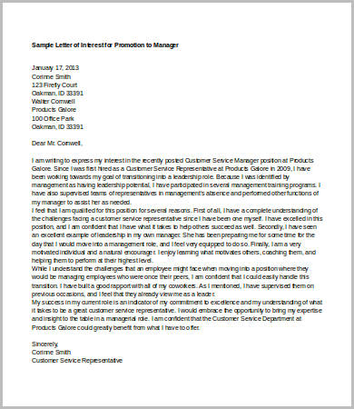 Letter Of Interest Format - 12+ Free Word, PDF Documents Download